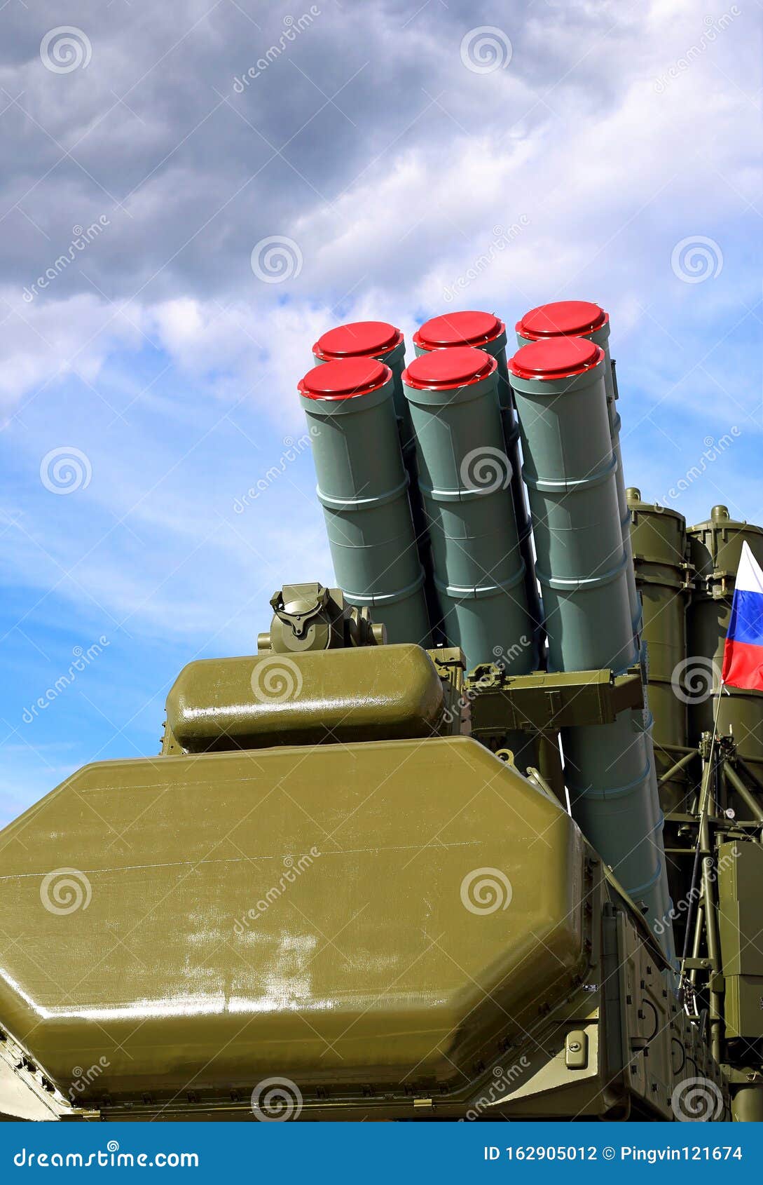 Launcher of the Anti-aircraft Missile System Stock Photo - Image of ...