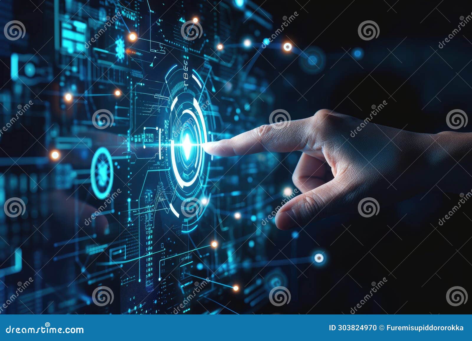 Launching New Product or Service. Technology Development Process Stock ...