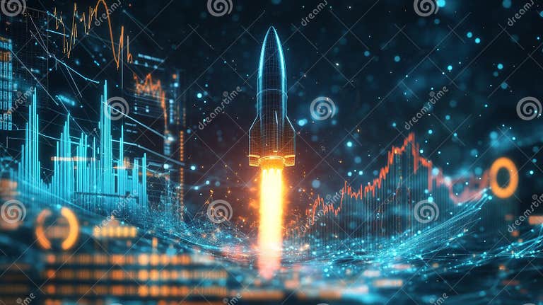 Launching a Rocket within a Dynamic Data Visualization that Symbolizes ...