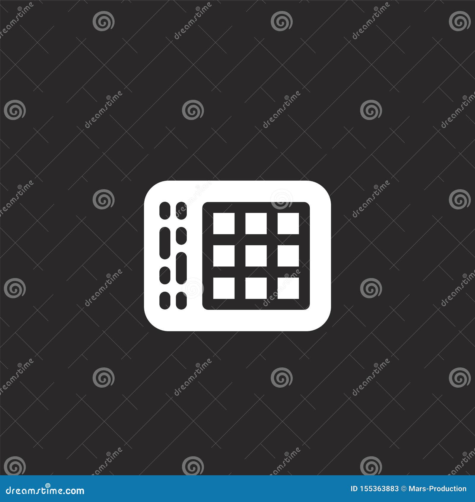 Launchpad Icon. Filled Launchpad Icon for Website Design and Mobile, App Development Stock ...