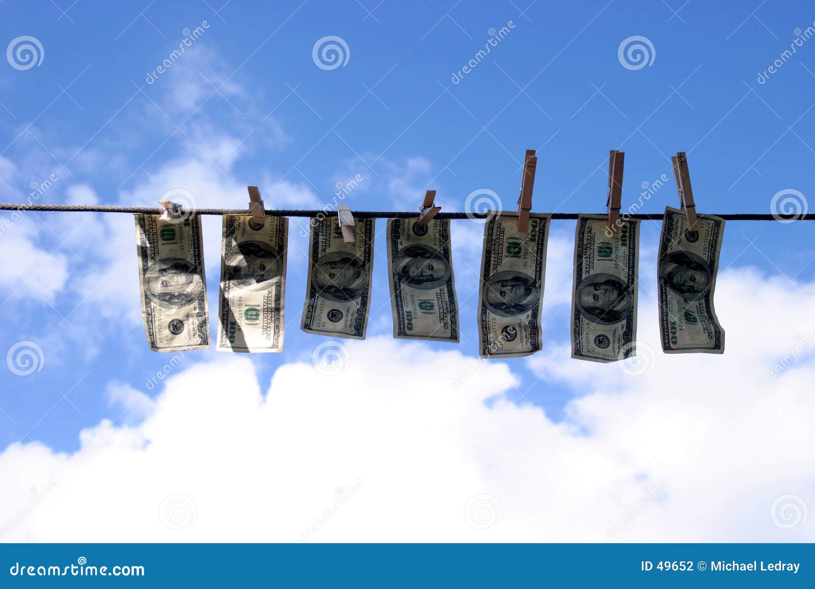 Laundered money #2 stock photo. Image of grand, dollars - 49652