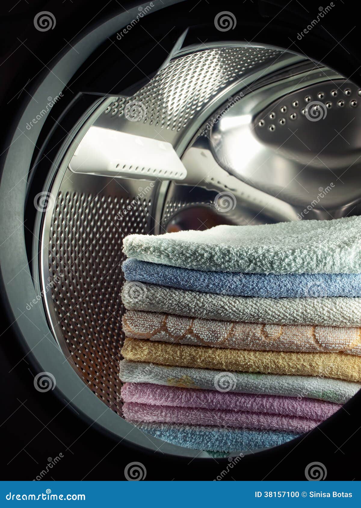 Laundry stock photo. Image of interior, colorful, modern - 38157100