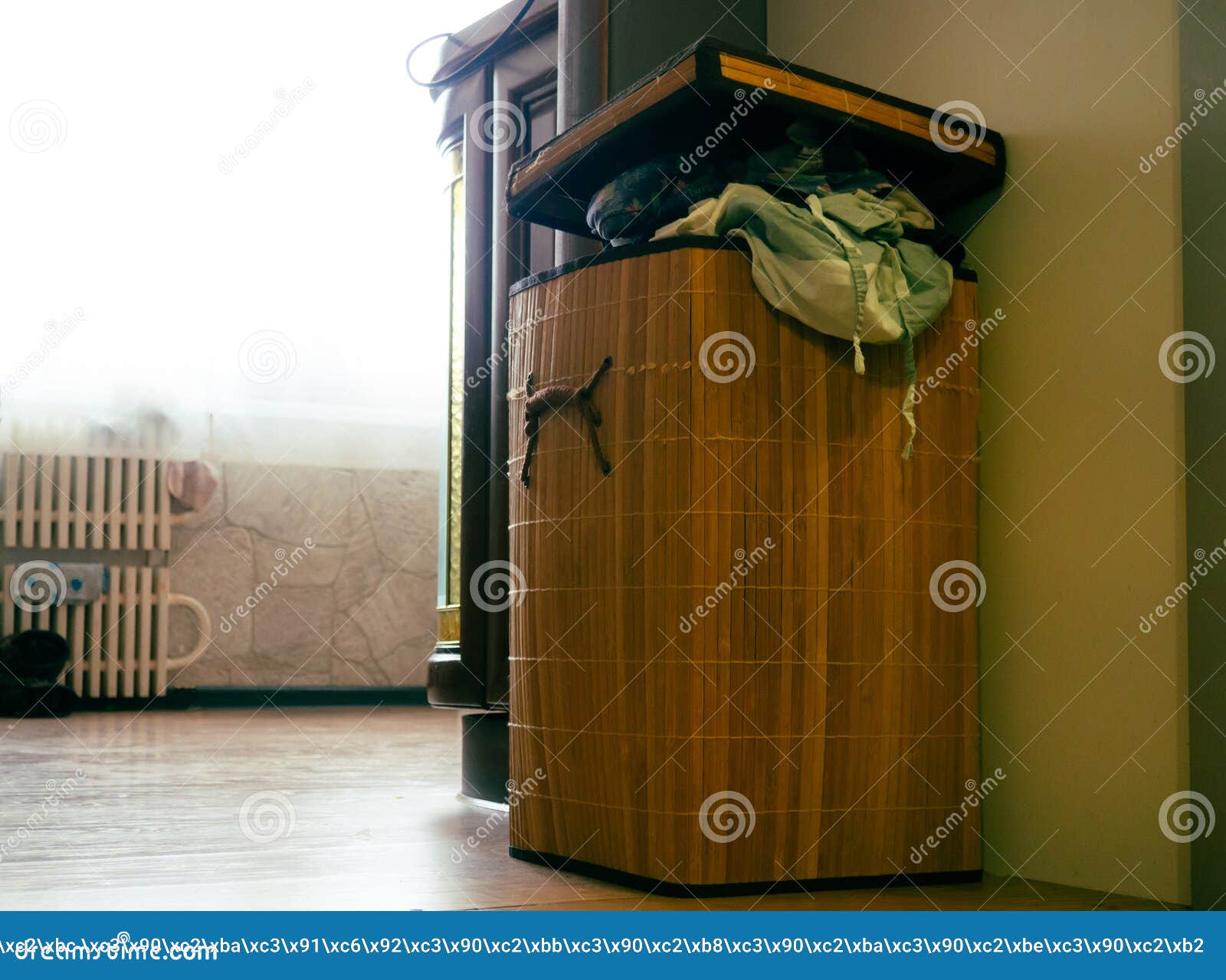 Laundry basket stock photo. Image of heap, overflowing - 239210530