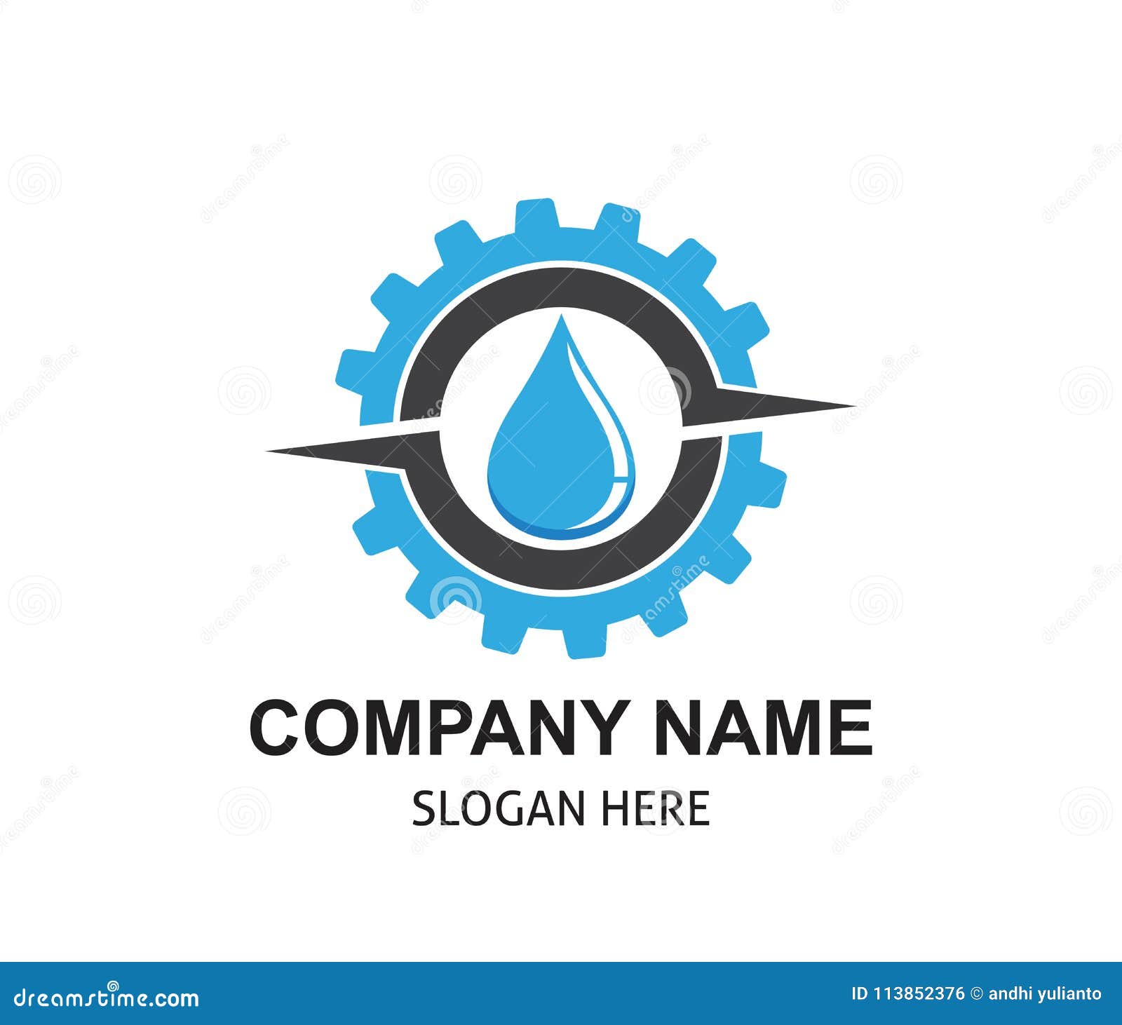 Laundry and Clean Water Source Processing Logo Design Stock ...