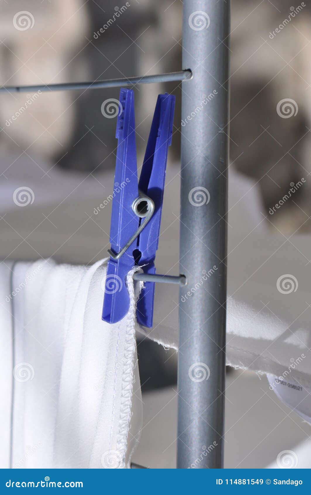 Laundry clip stock image. Image of clean, clothing, grasp - 114881549
