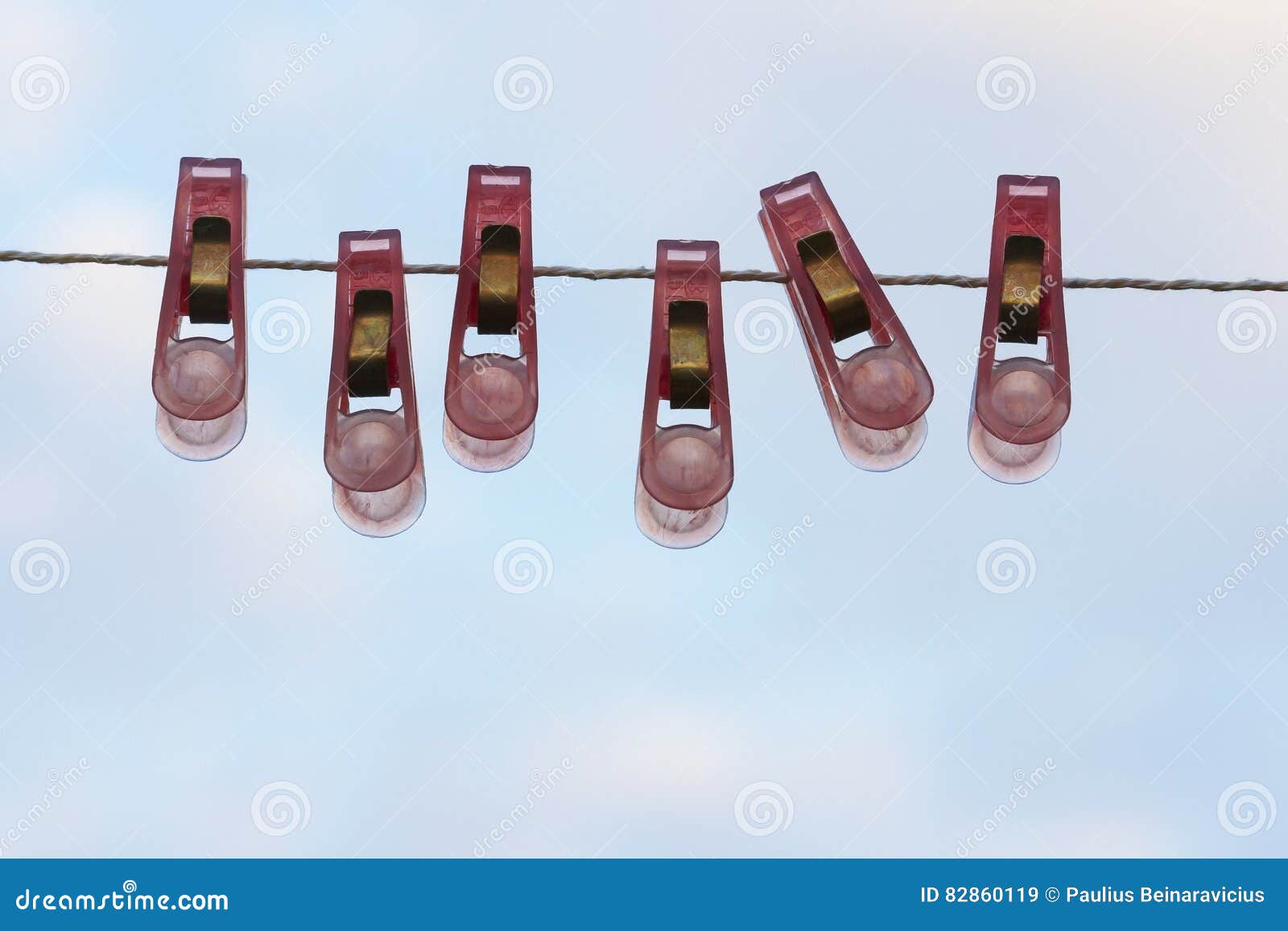 Laundry clips stock image. Image of object, colorful - 82860119
