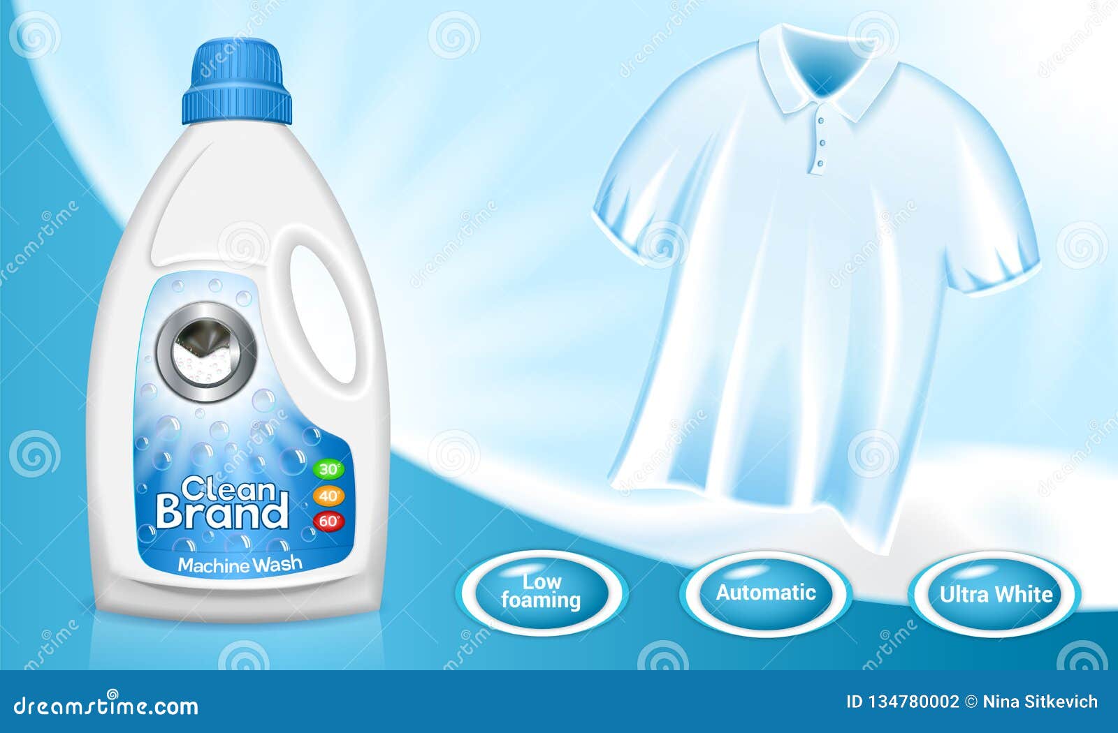 Laundry Concept Poster With Male And Female Characters Loading Dirty ...