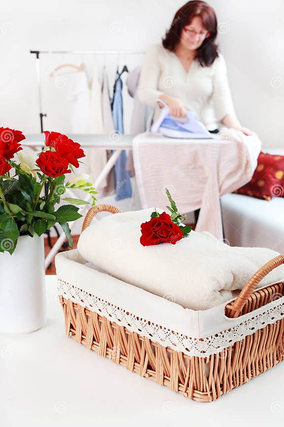 Laundry day stock photo. Image of housewife, hanger, object - 17702248