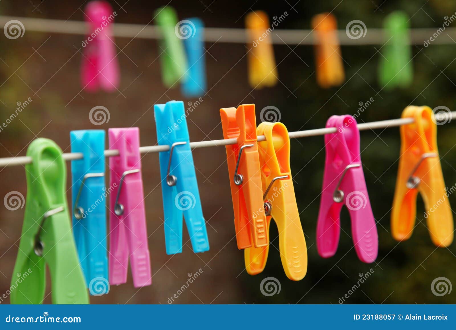 Laundry day stock image. Image of colorful, green, drying - 23188057