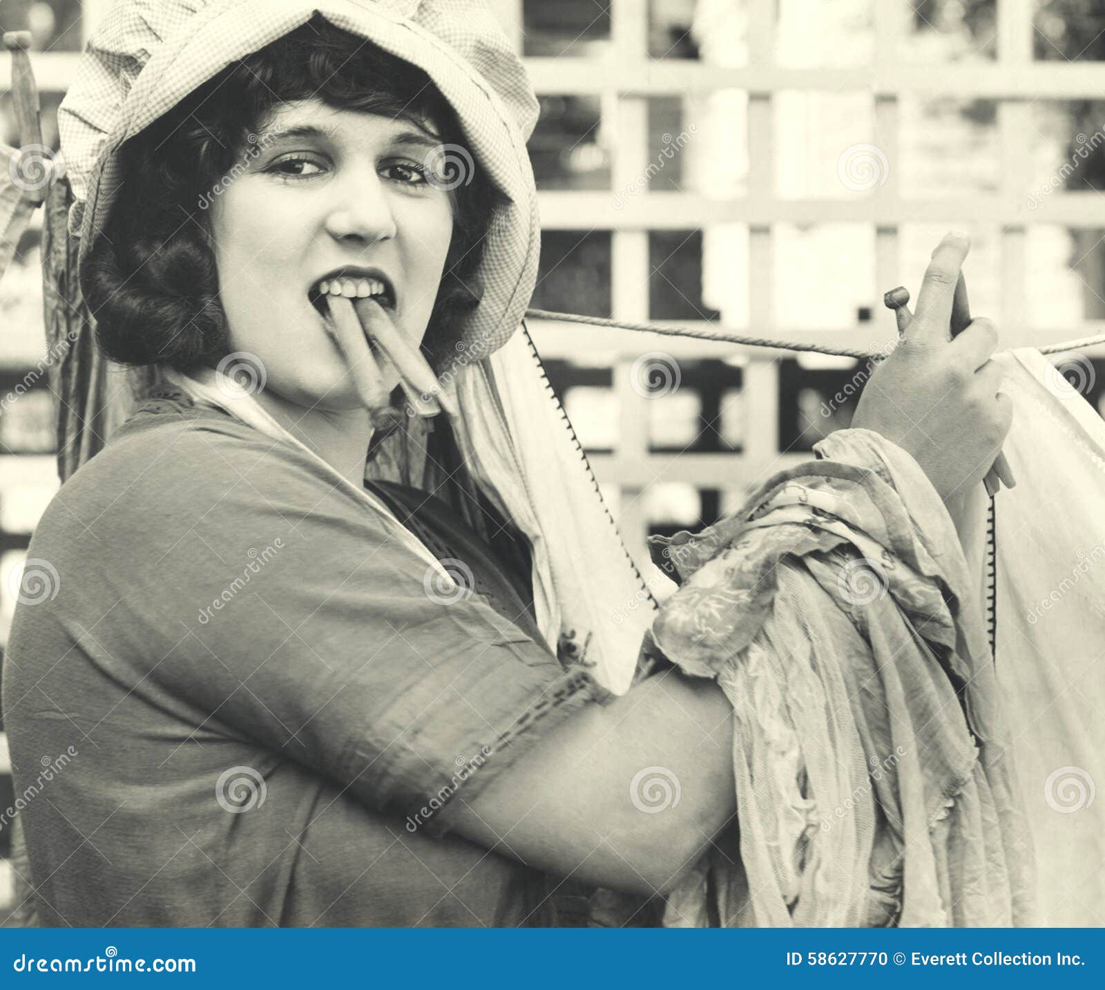 Laundry day stock photo. Image of 1920s, foreground, daytime - 58627770