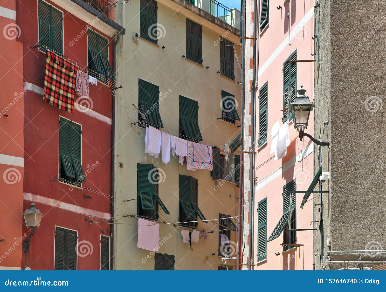 Laundry Day stock photo. Image of italian, traditional - 157646740