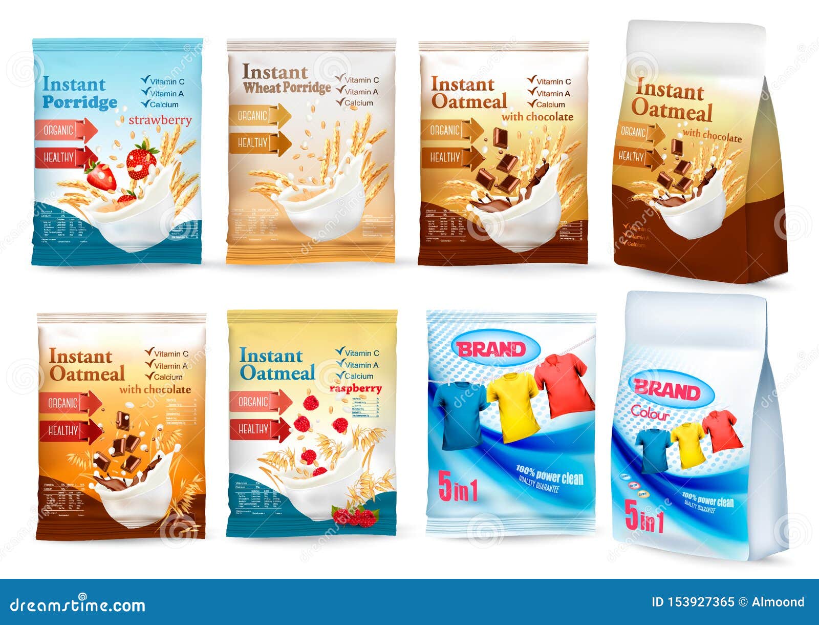 Rope Mop And Detergent Foam Color Vector Illustration. Cleaning Service ...