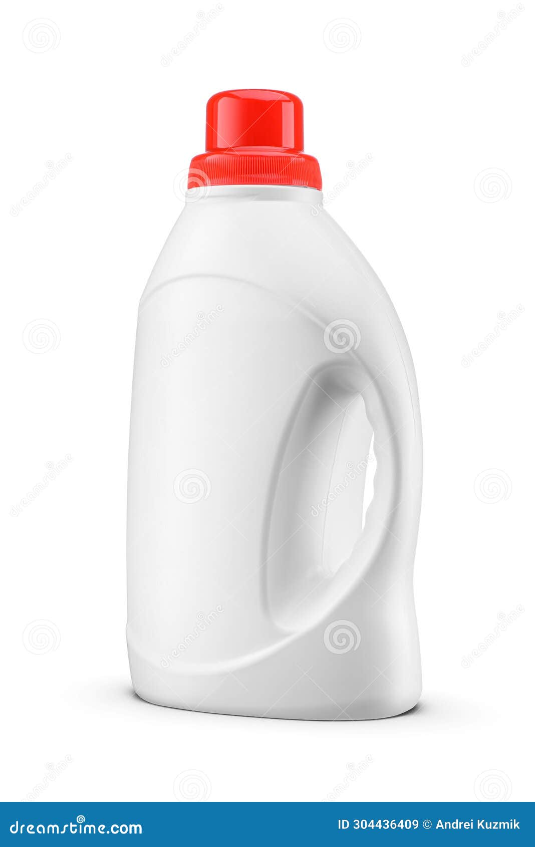 Laundry Detergent Liquid Soap in Blank Plastic Bottle with Handle ...