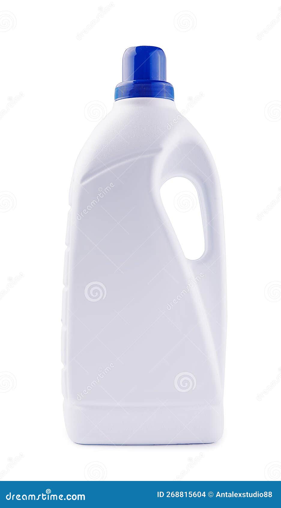 Laundry Detergent Plastic Bottle Isolated Stock Photo - Image of liquid ...