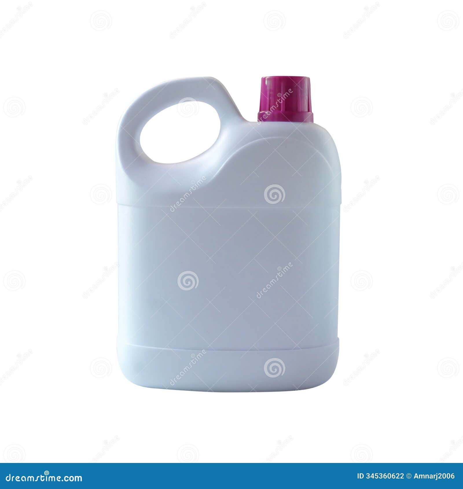 Laundry Detergent White Plastic Bottle on a White Stock Photo - Image ...