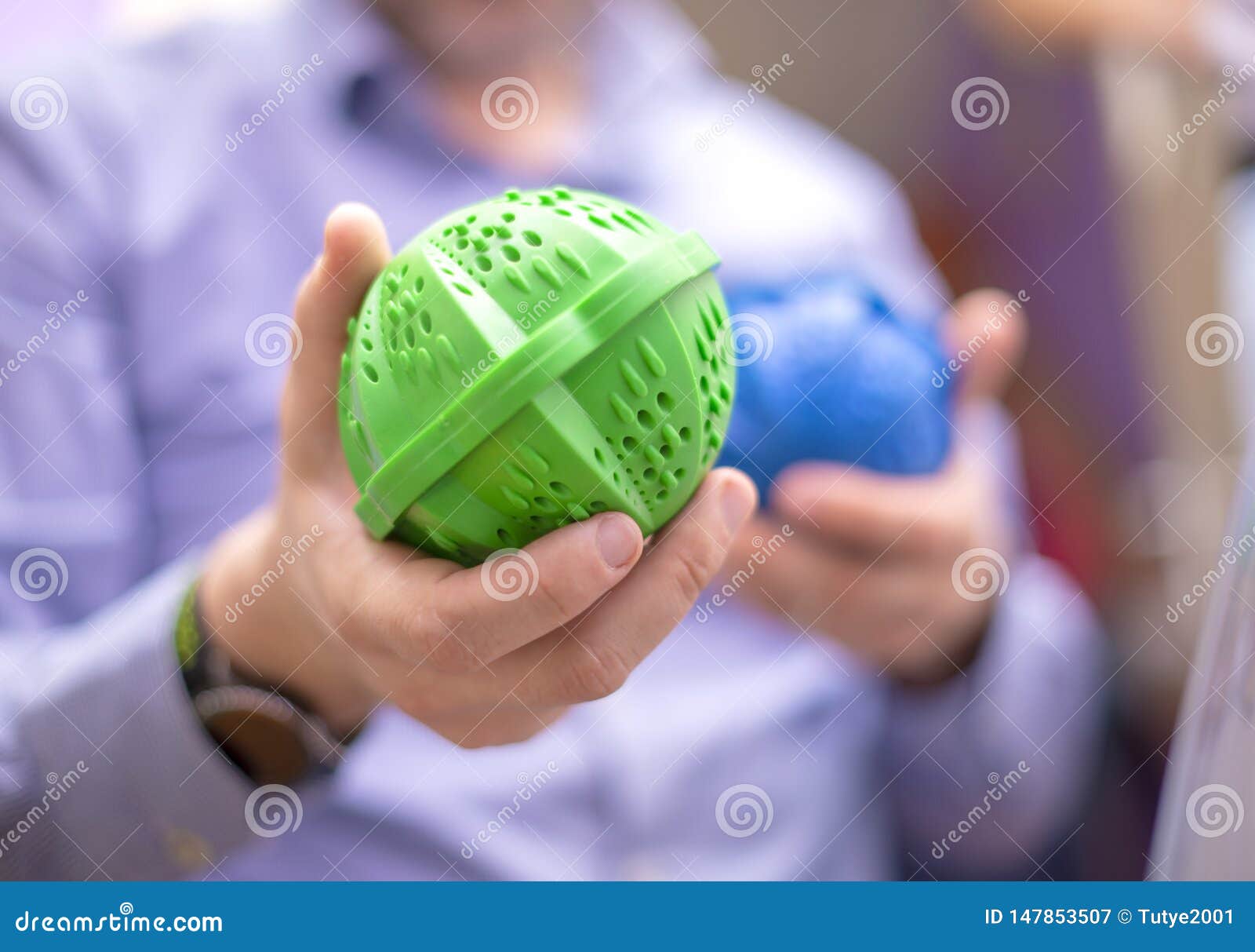 Laundry Eco Washing Thermoplastic Spheres Stock Image - Image of ...