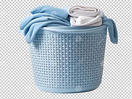 Laundry Hamper Isolated on Transparent Background Stock Illustration ...