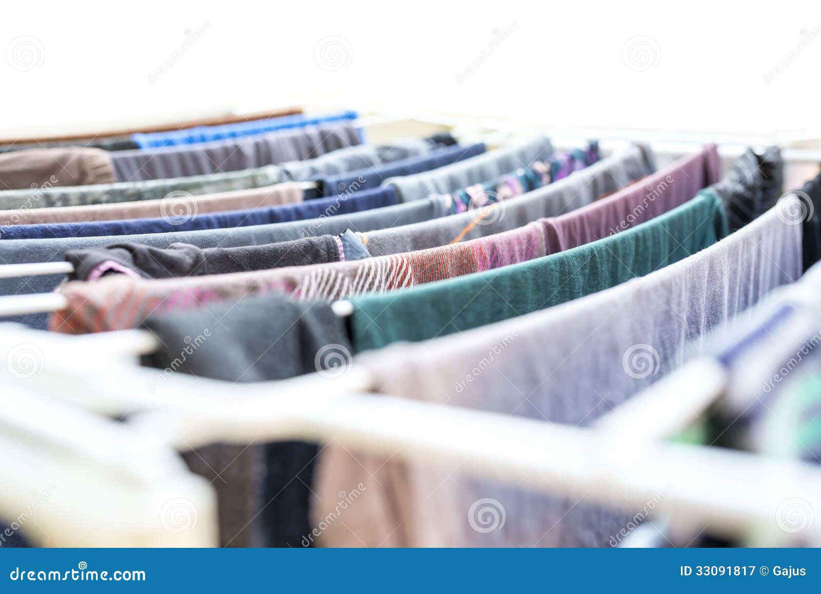 Laundry hanging stock image. Image of clothesline, housework - 33091817