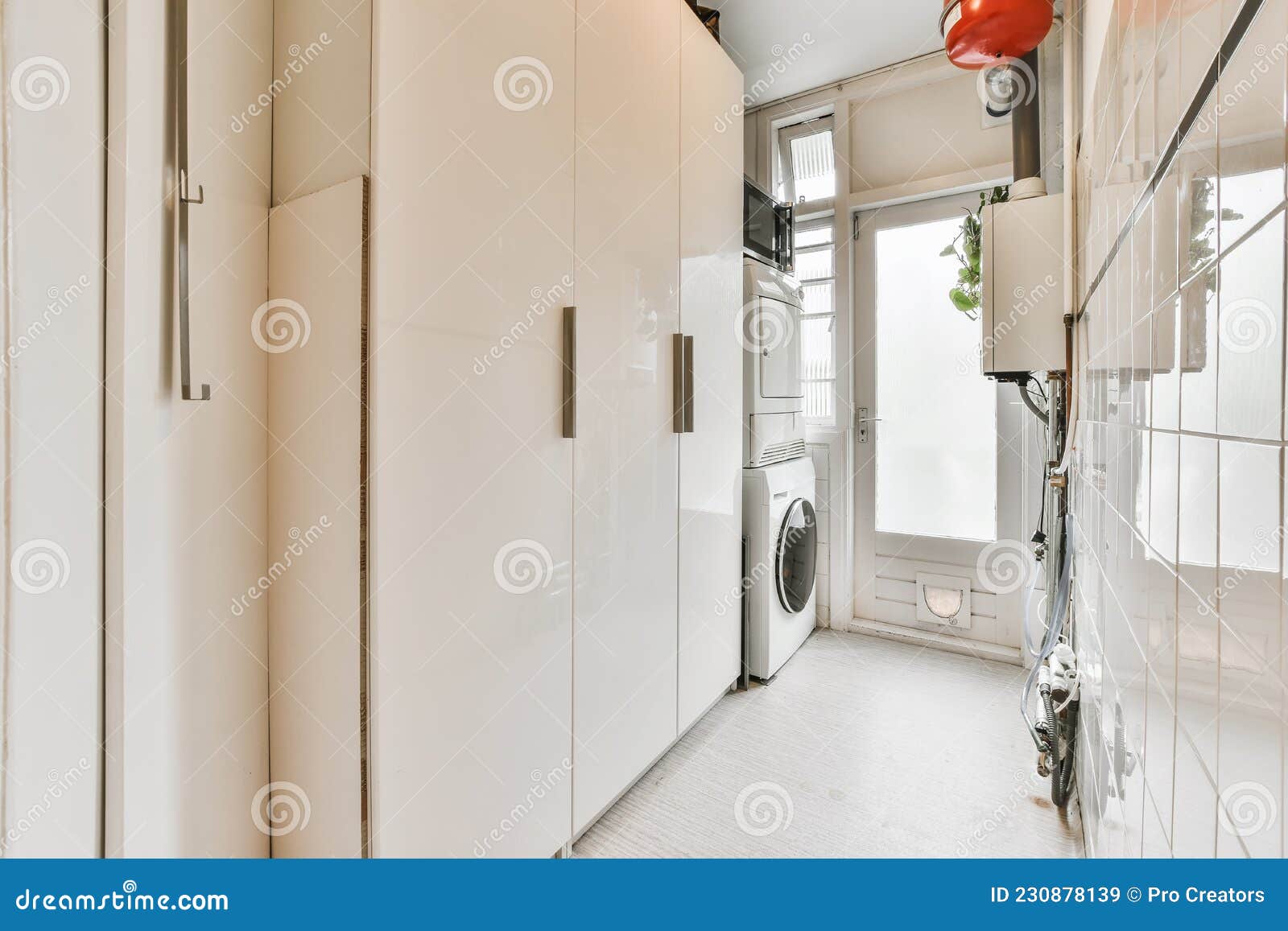 Laundry interior design stock image. Image of inside - 230878139