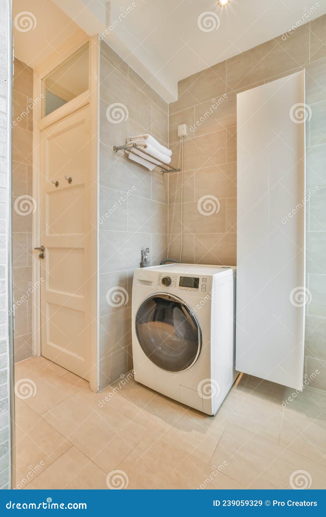 Laundry interior design stock image. Image of inside - 239059329