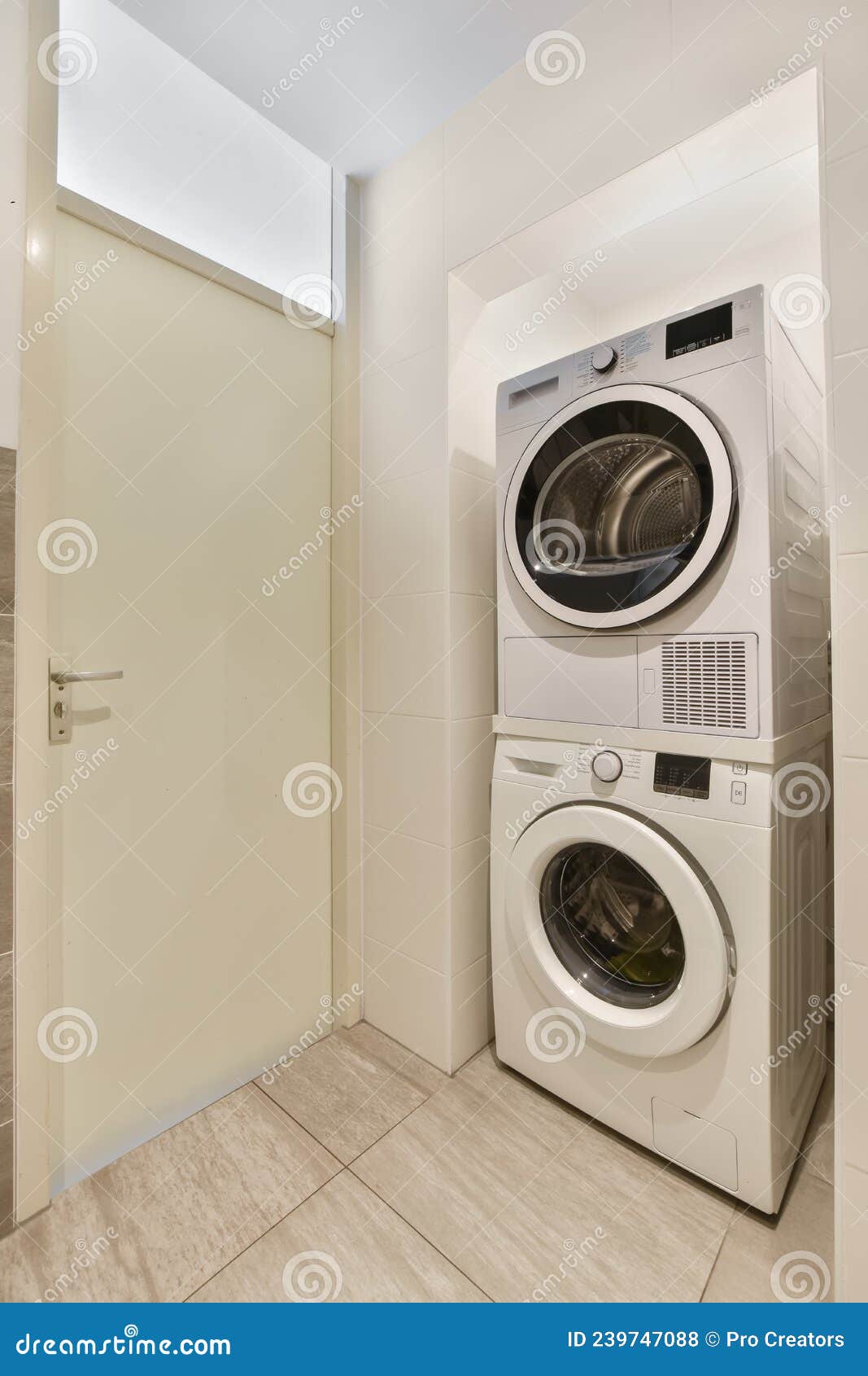 Laundry interior design stock photo. Image of modern - 239747088