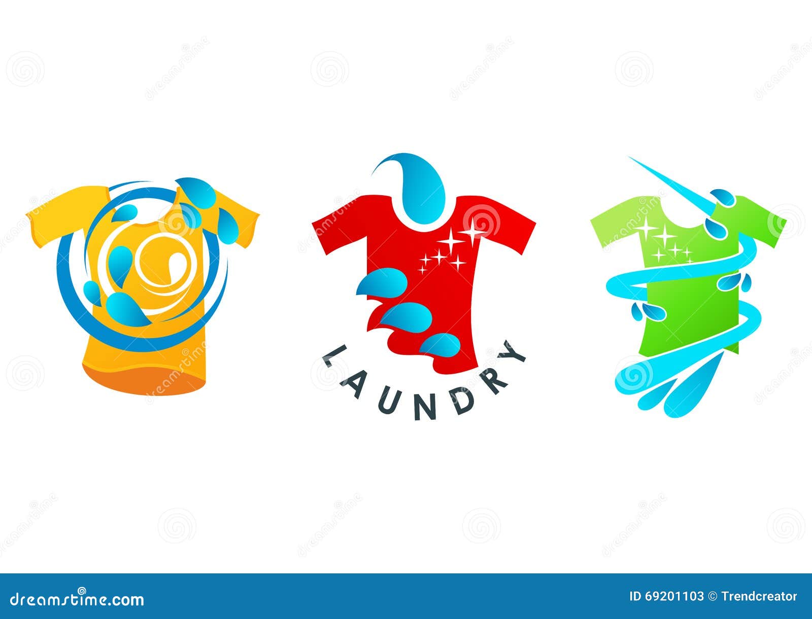 Laundry Logo, Clean Symbol, Service Concept Design Stock Vector - Image ...