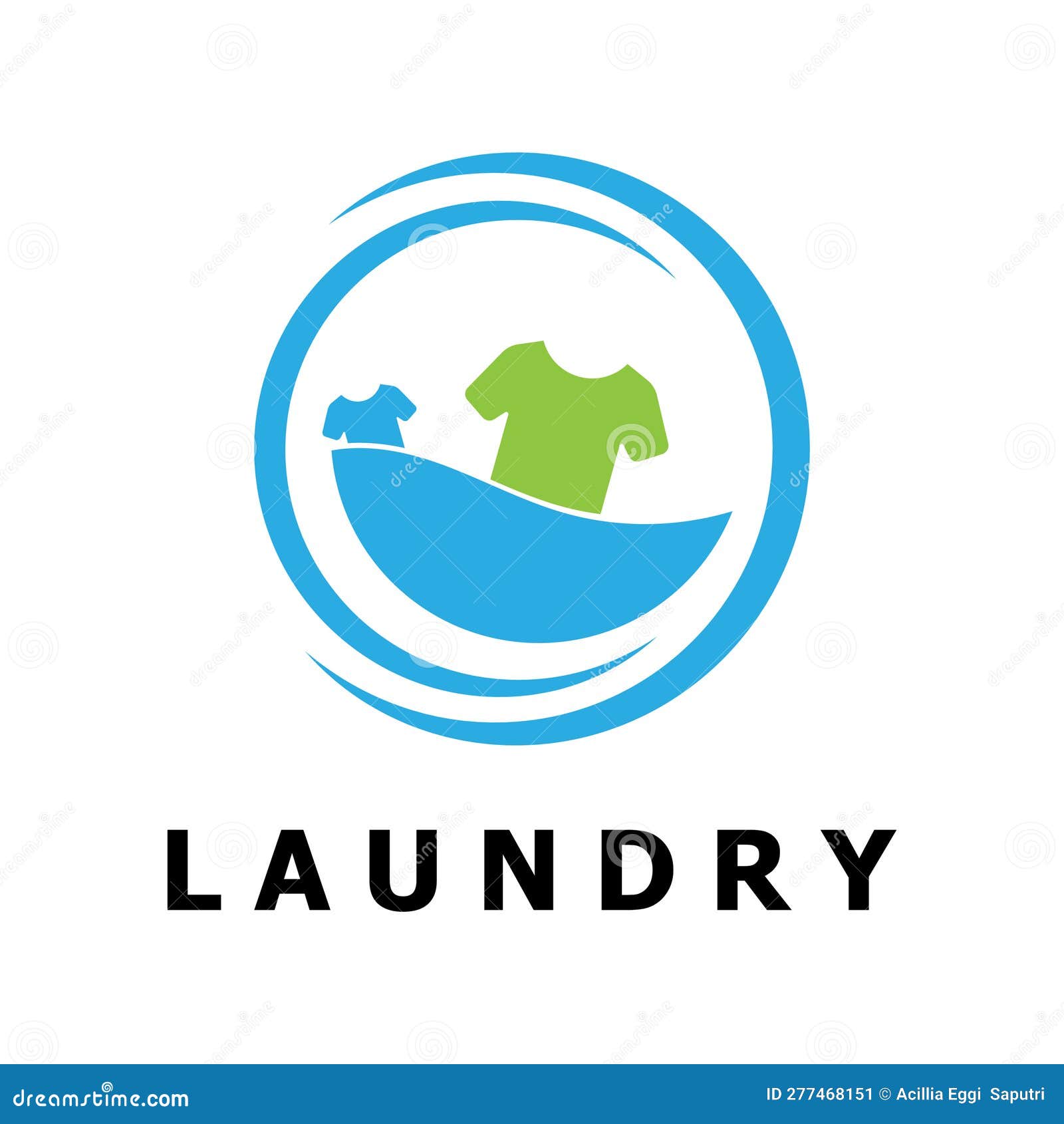 Laundry logo vector stock vector. Illustration of graphic - 277468151