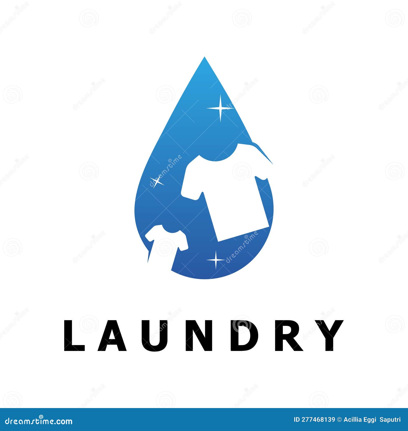 Laundry logo vector stock vector. Illustration of washing - 277468139