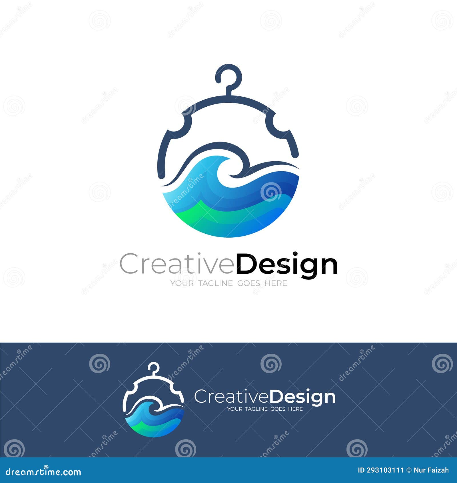 Set Of Circle Logos On The Cardboard Texture. Set Of Circle Logos On ...