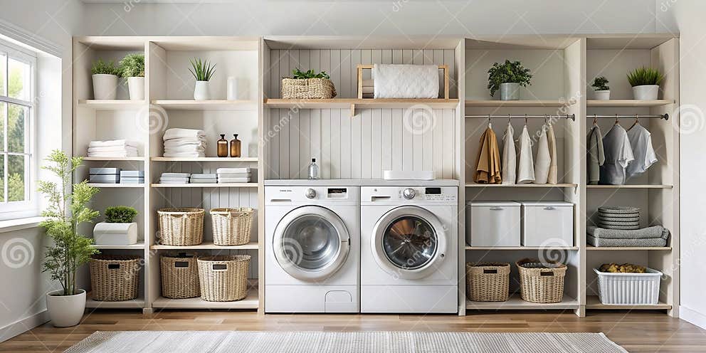Laundry Organization Essentials Tidy Laundry Setup AI-Created Content ...