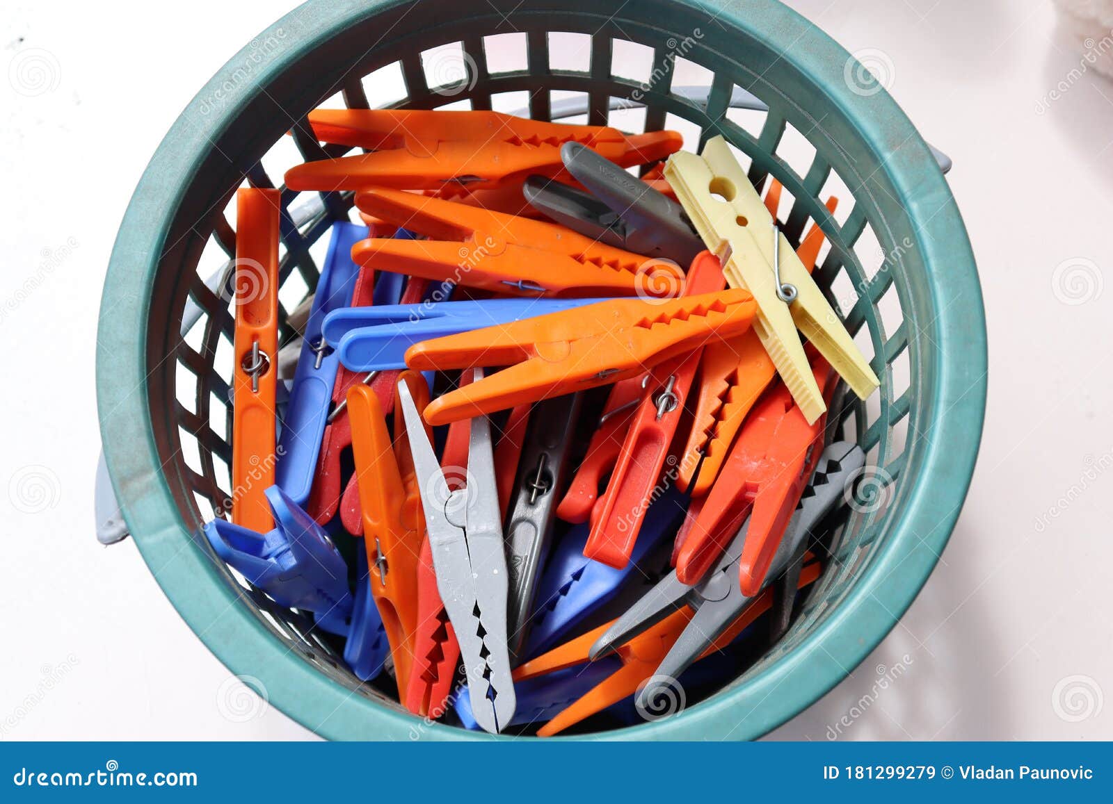 Laundry Plastic Clippers in Box Stock Image - Image of colors, objects ...