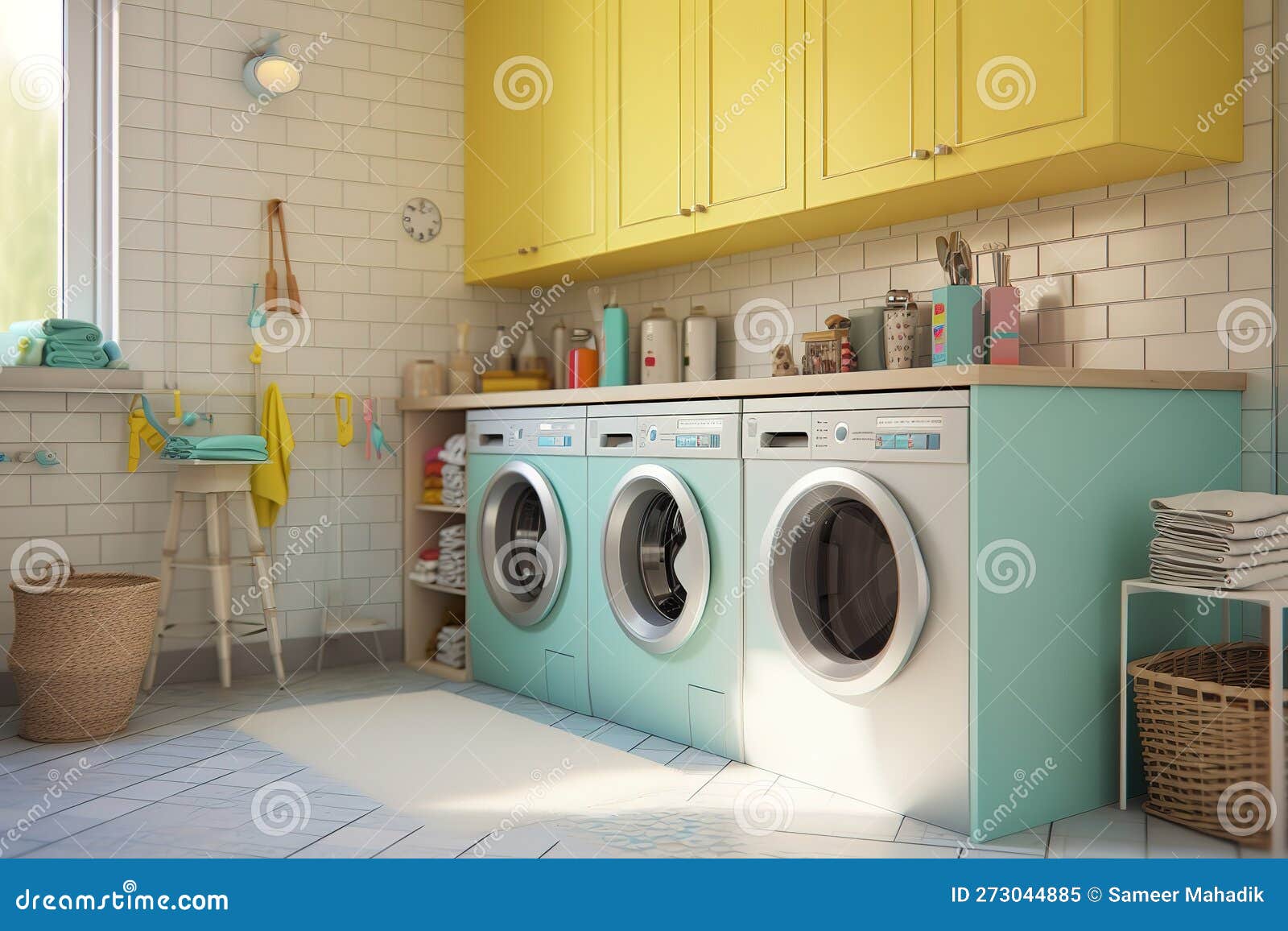 Laundry Room: Create a Set of Images that Showcase a Bright, Functional ...