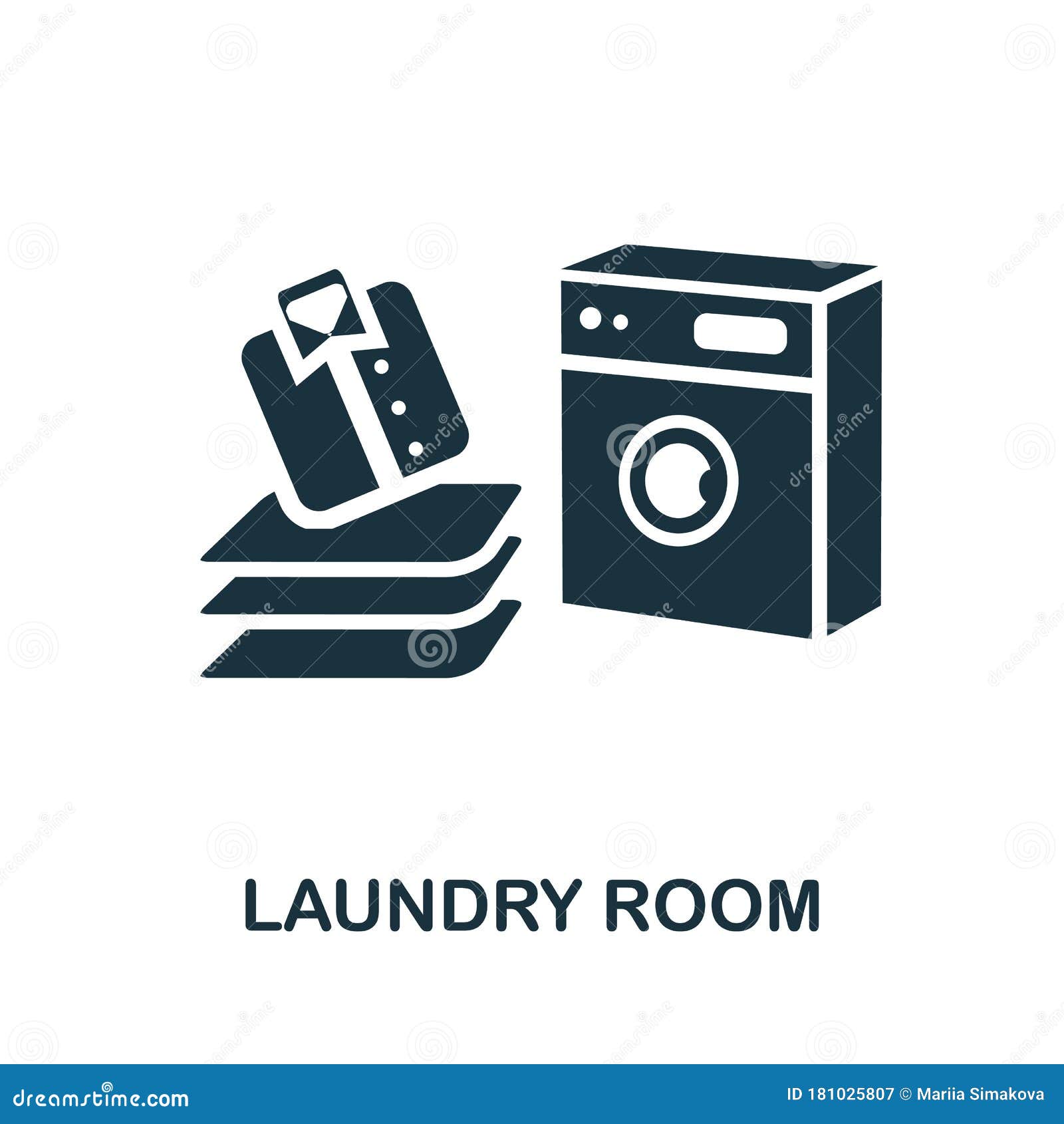 Laundry Infographics With Sequence Of Four Different Stages Of Washing ...