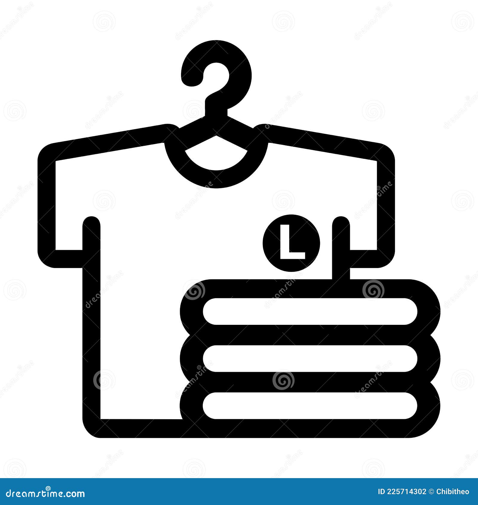 Laundry Service Icon for Web and App Stock Vector - Illustration of ...