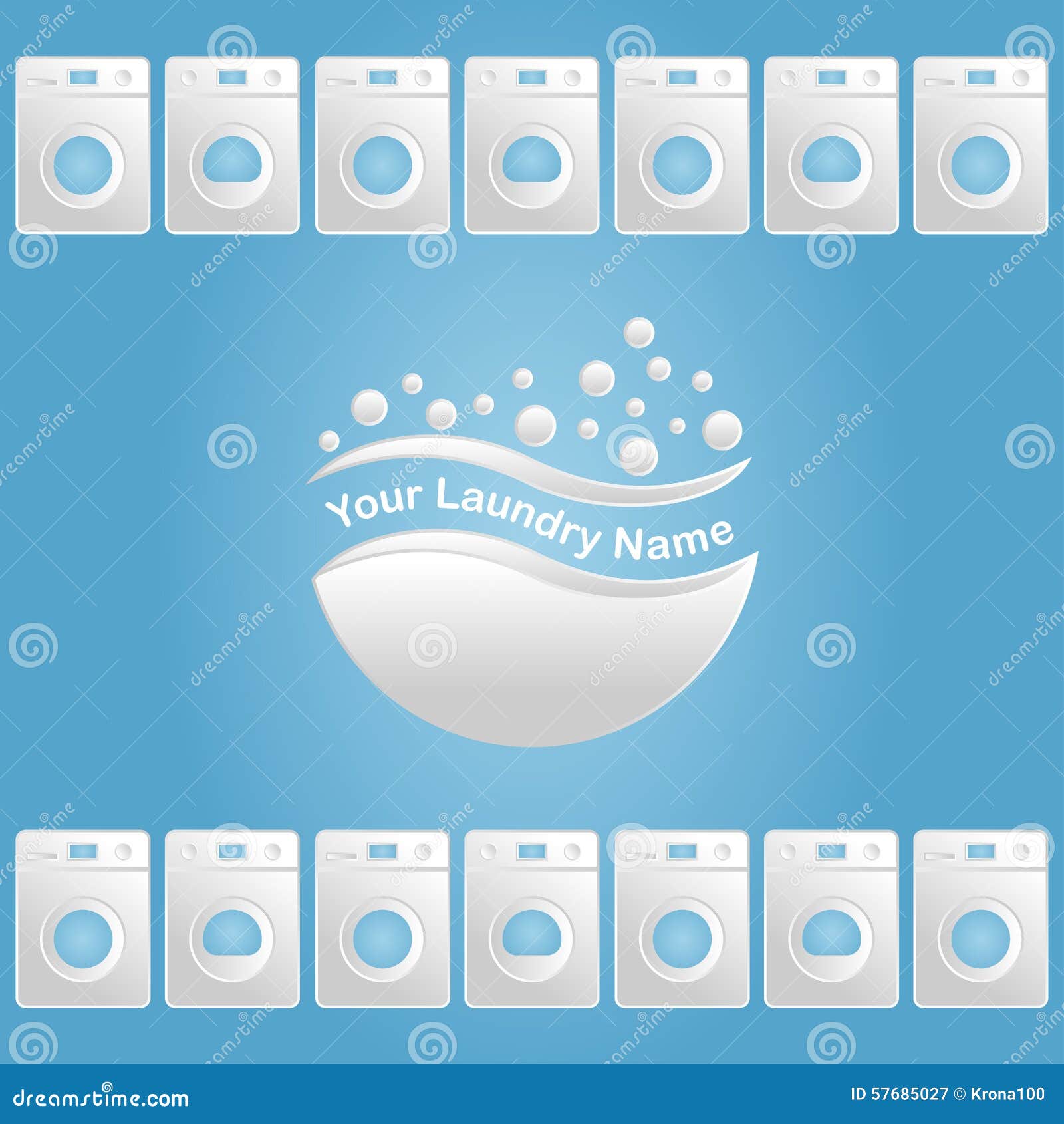 Laundry Sign stock vector. Illustration of clothing, detergent - 57685027