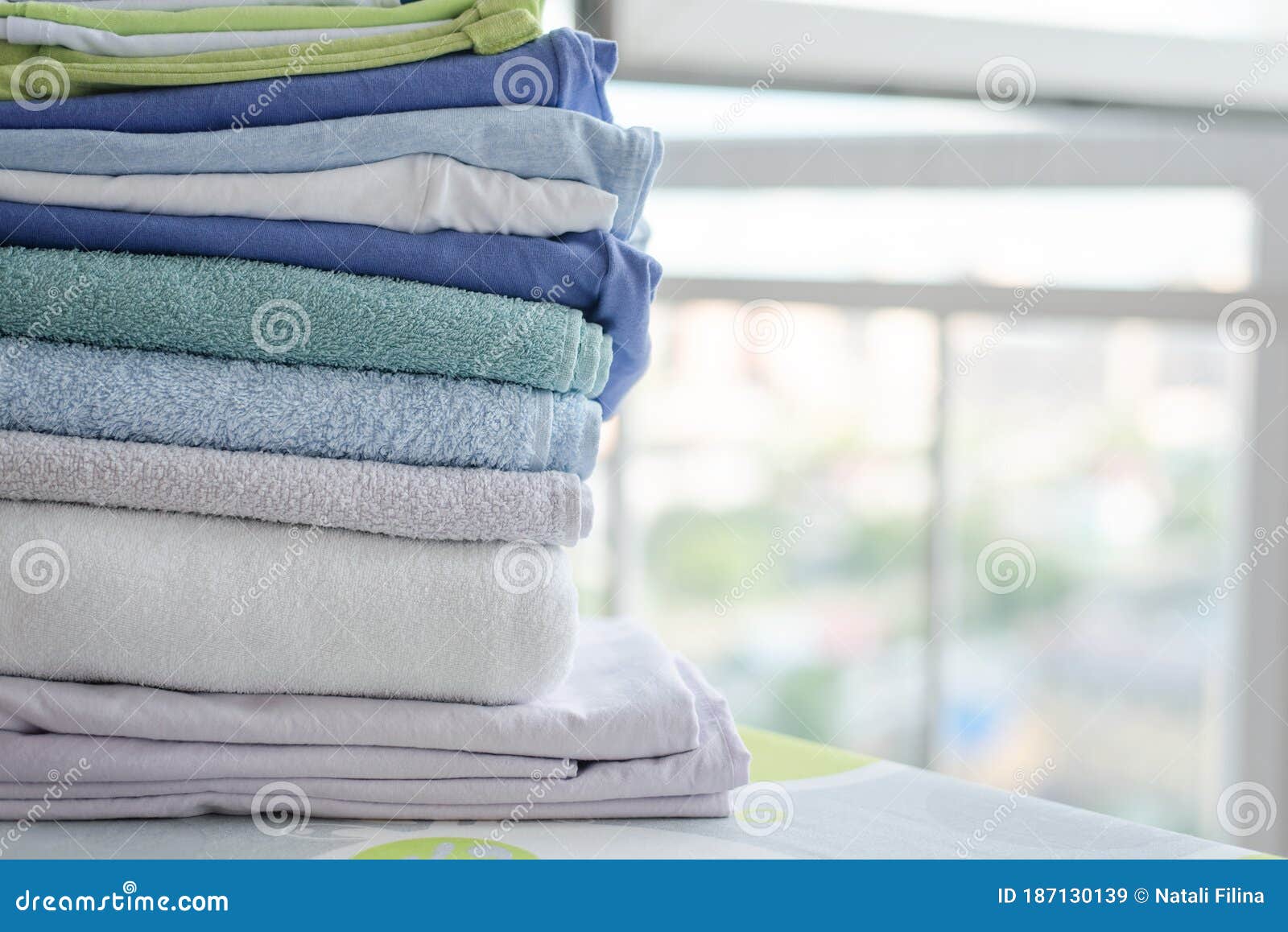 Laundry stock image. Image of board, textile, clothing - 187130139