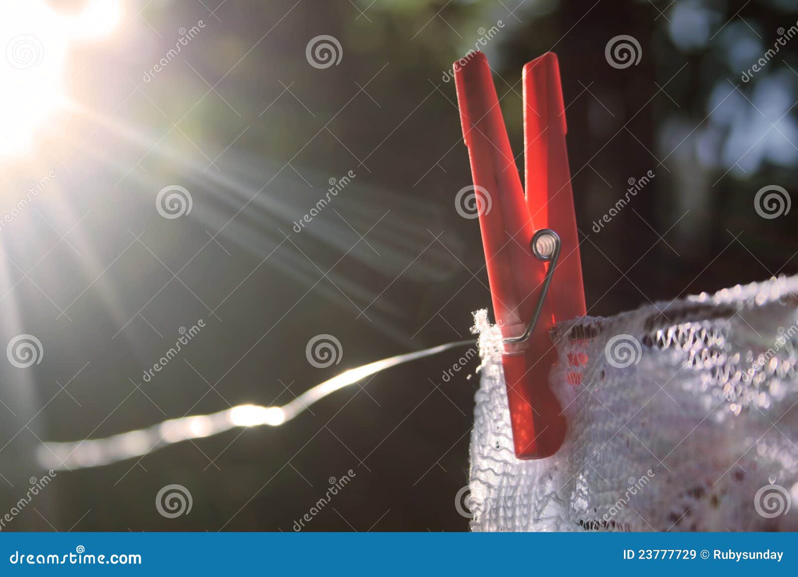 Laundry in the sun stock image. Image of fresh, clothespins - 23777729