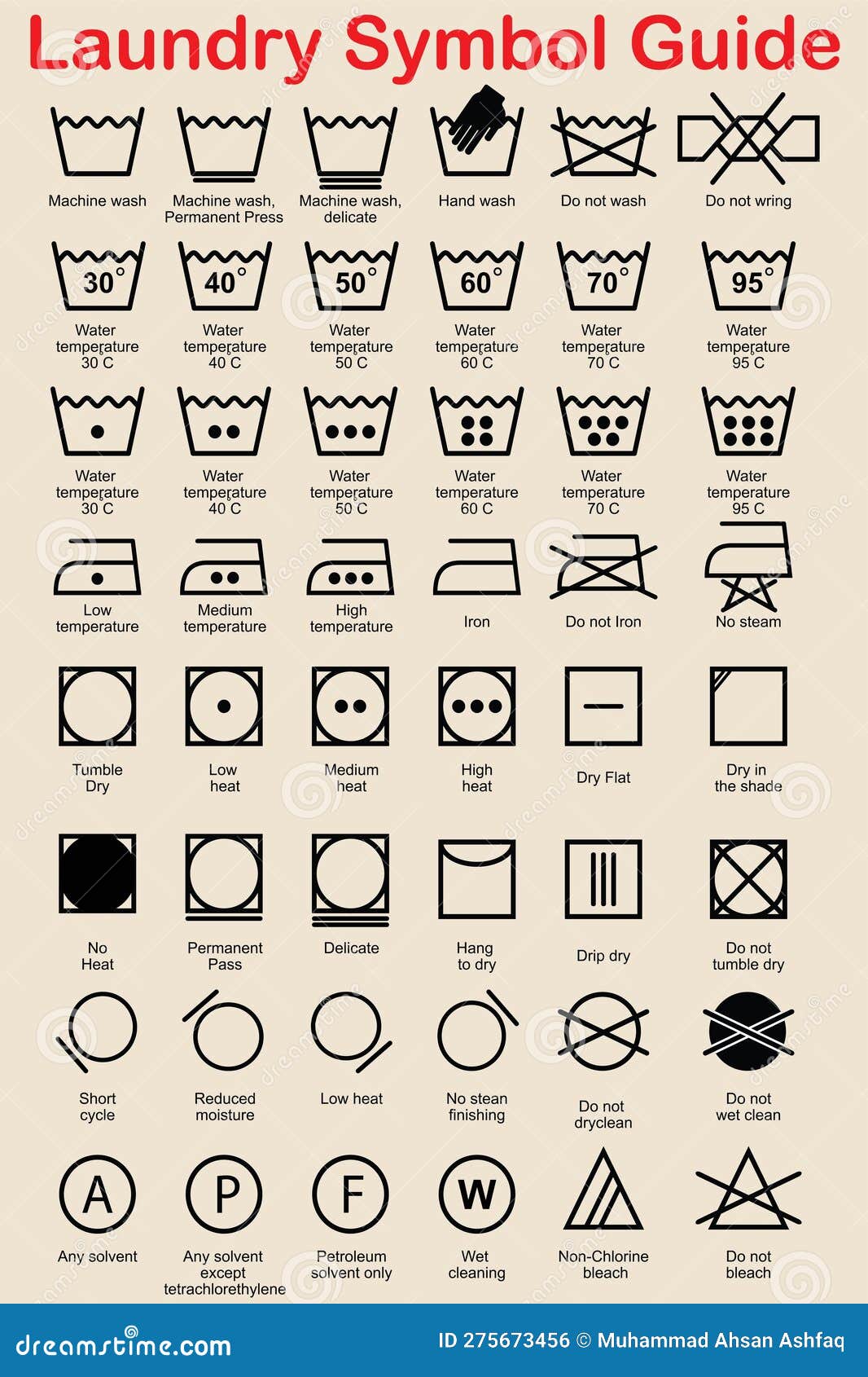 Laundry Symbol Dry Clean Care Guide Tags and Icons Stock Vector ... Laundry Symbol Dry Clean Care Guide Tags and Icons Stock Vector ...