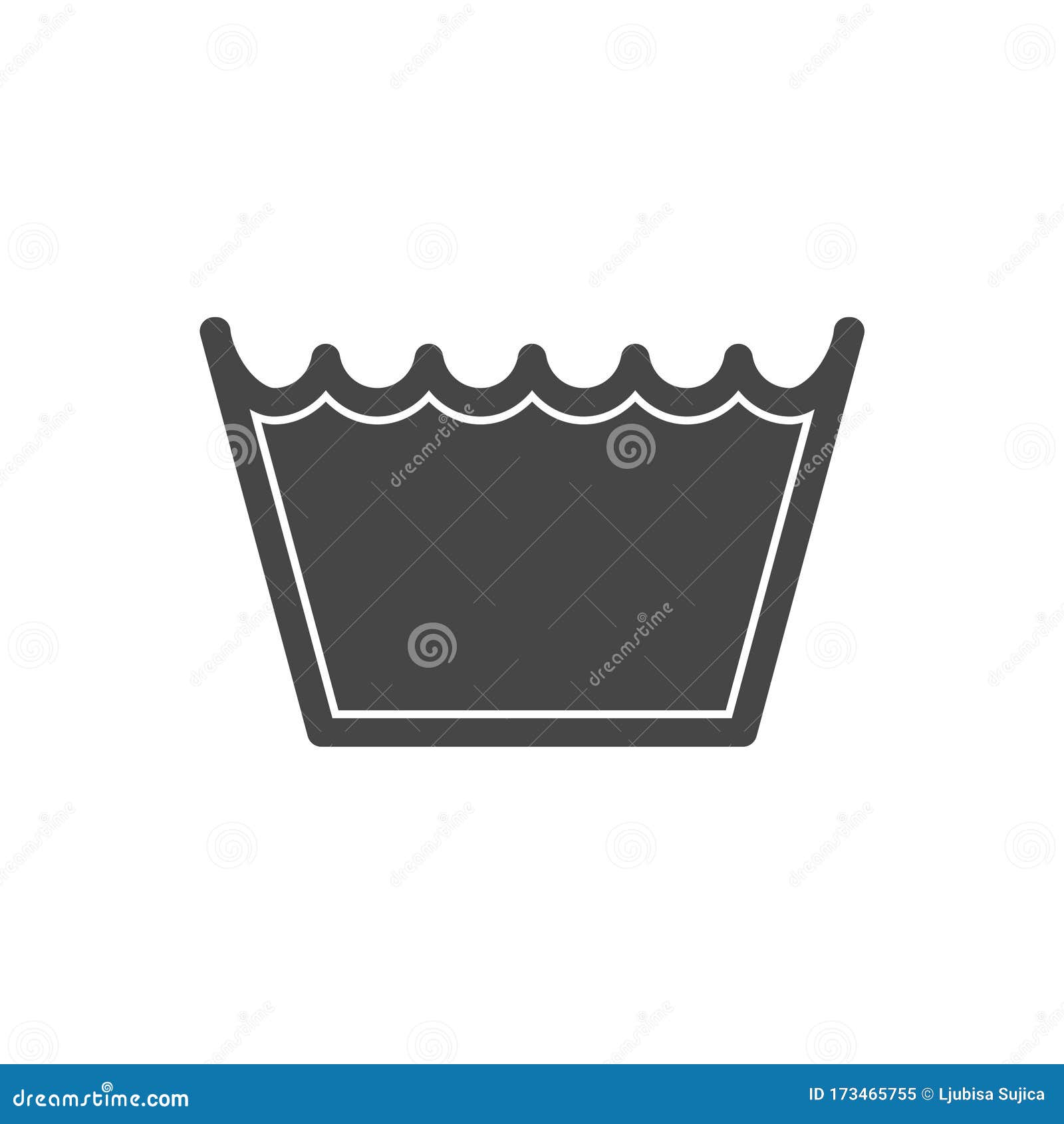 Laundry Symbols, Wash Icon, Machine Washable Symbol Stock Vector ...