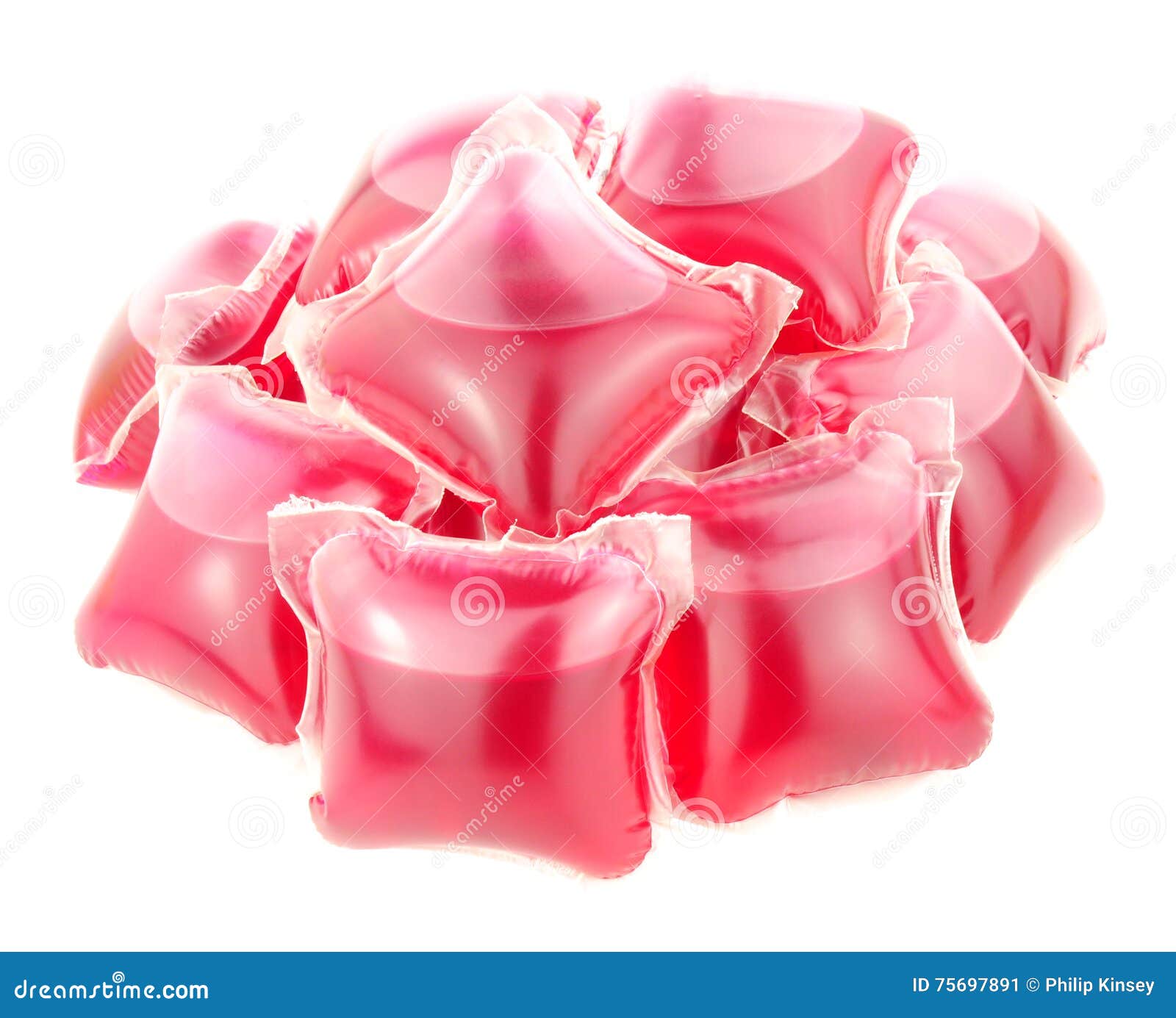 Laundry Washing Detergent Capsules Stock Image - Image of white ...