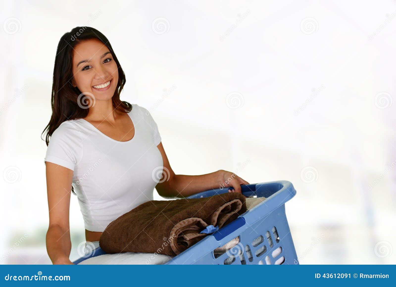 Laundry stock image. Image of helping, drying, beautiful - 43612091
