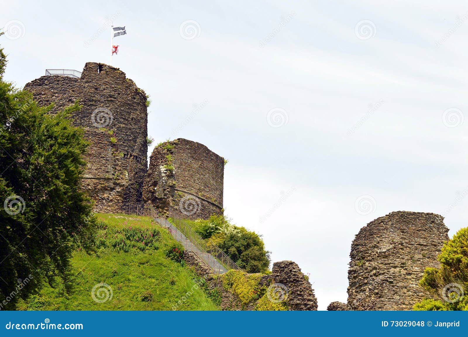 Launceston Castle stock photo. Image of landmark, history - 73029048