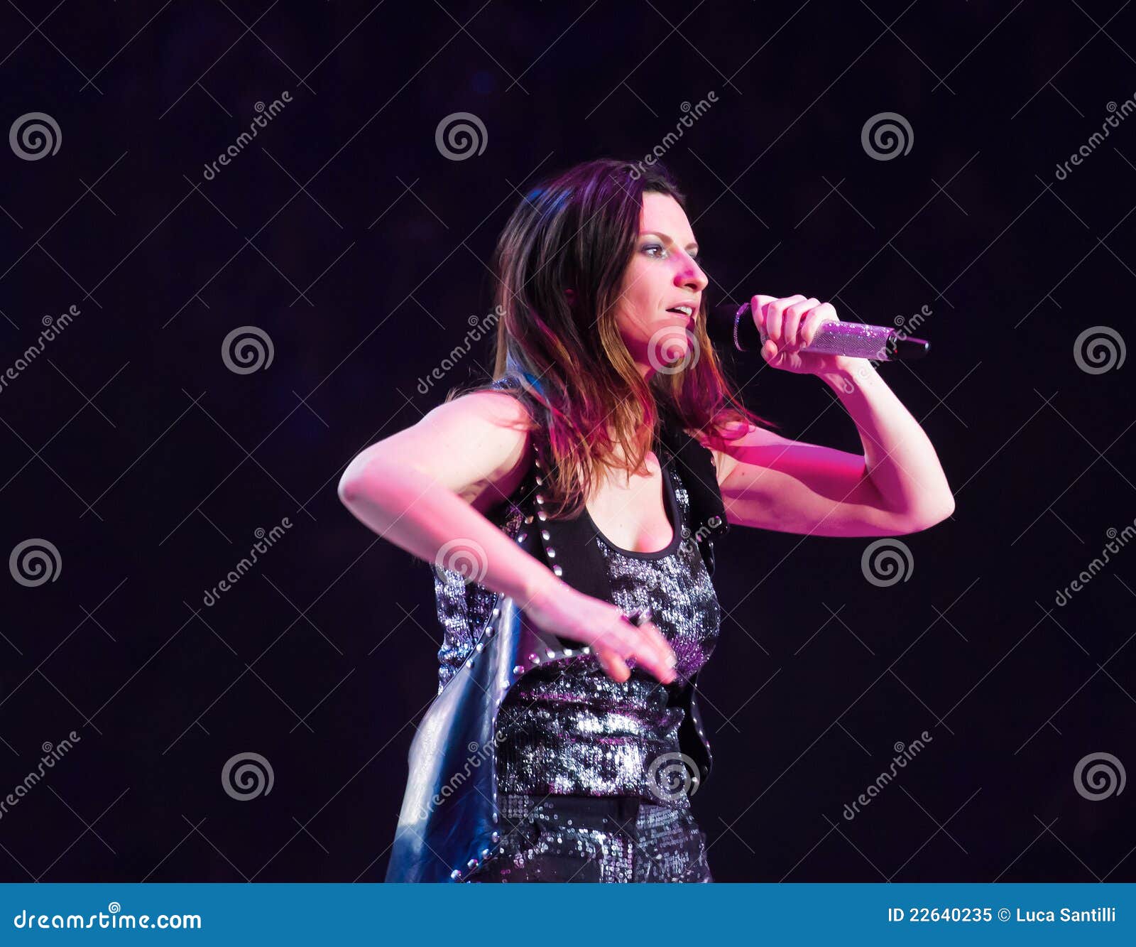 Laura Pausini, Italian Singer Editorial Image - Image of attractive ...