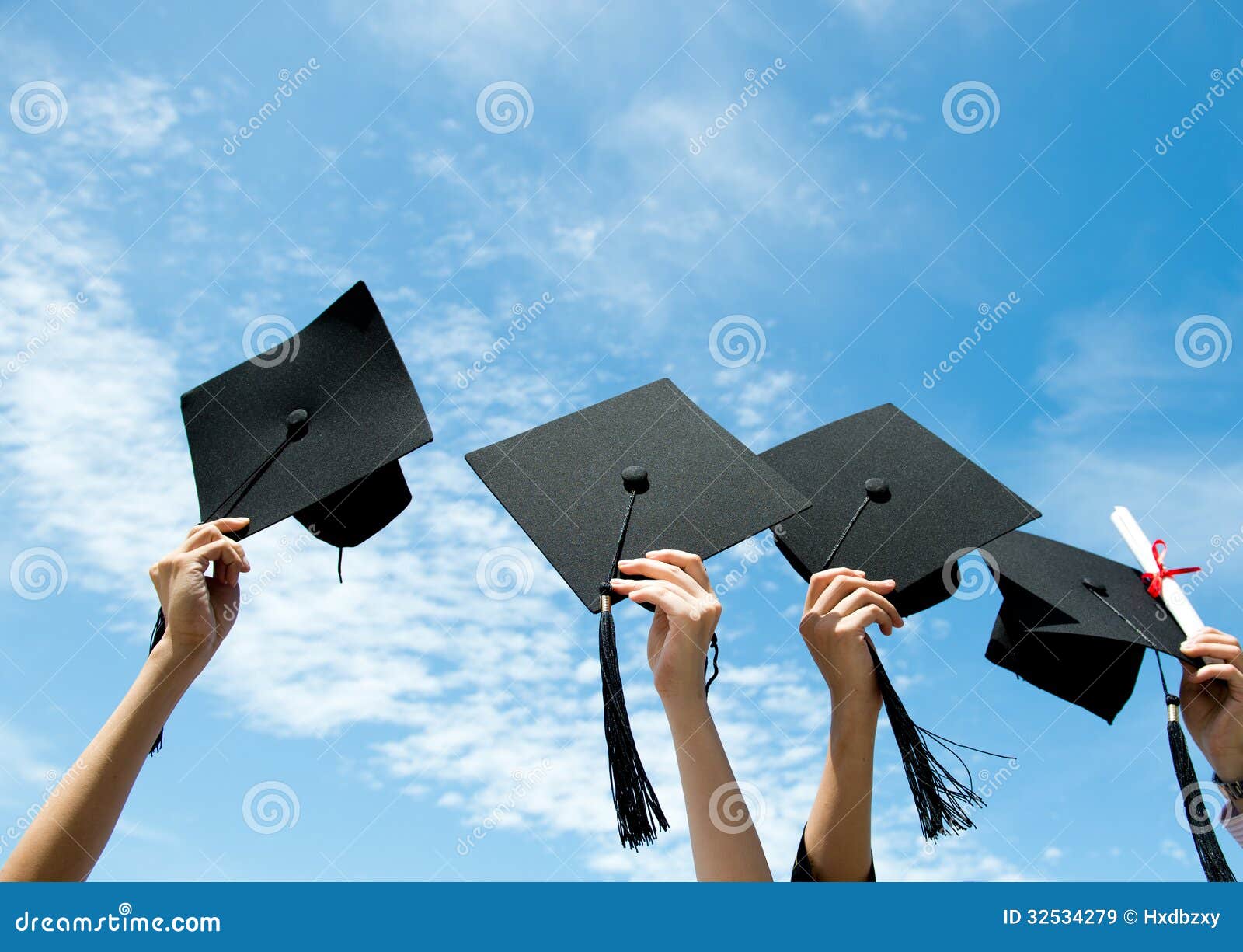 Laureati immagine stock. Immagine di alto, certificato - 32534279