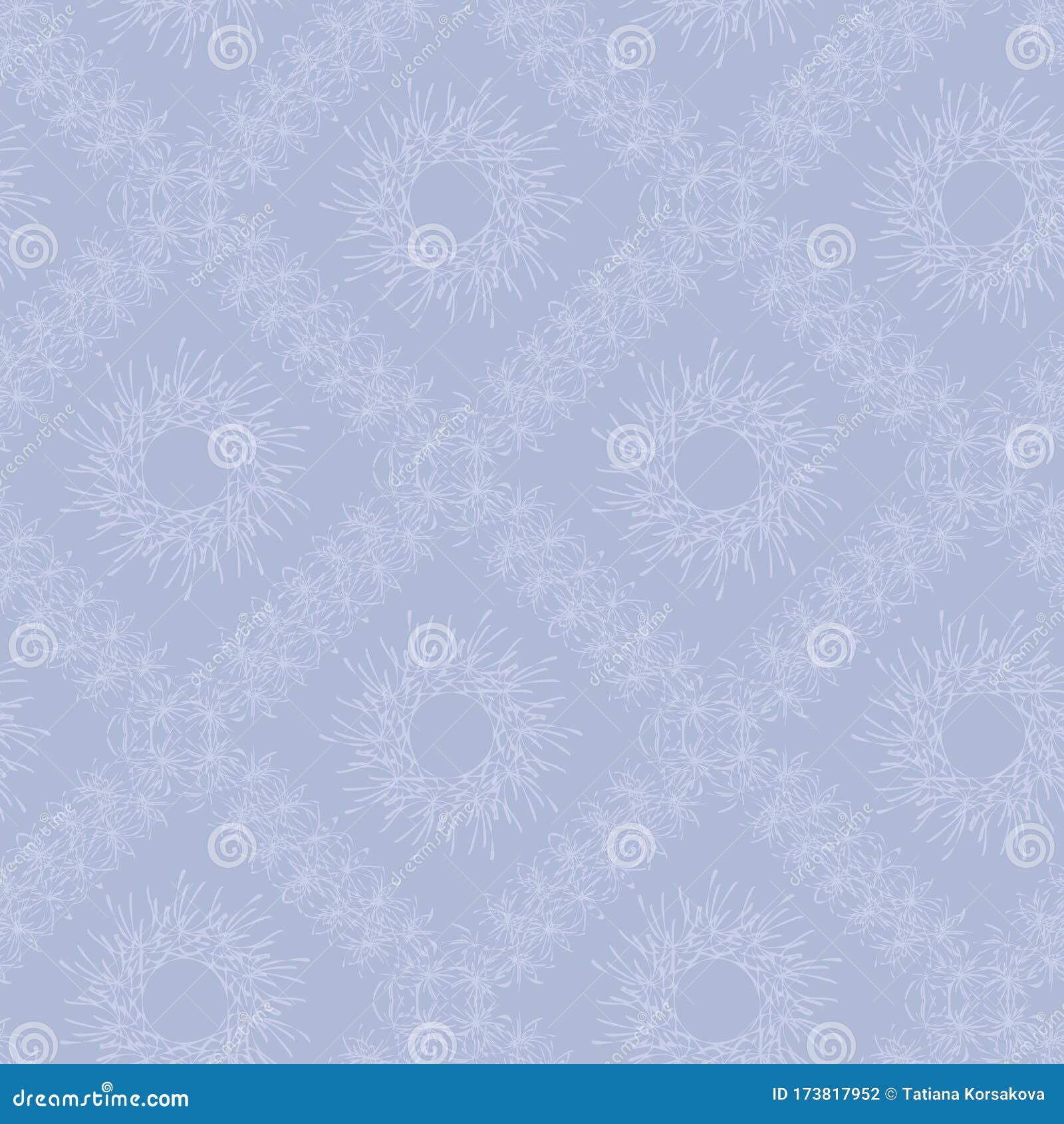 Vector Seamless Background, Symmetrical Light Grey Pattern with Cobweb ...