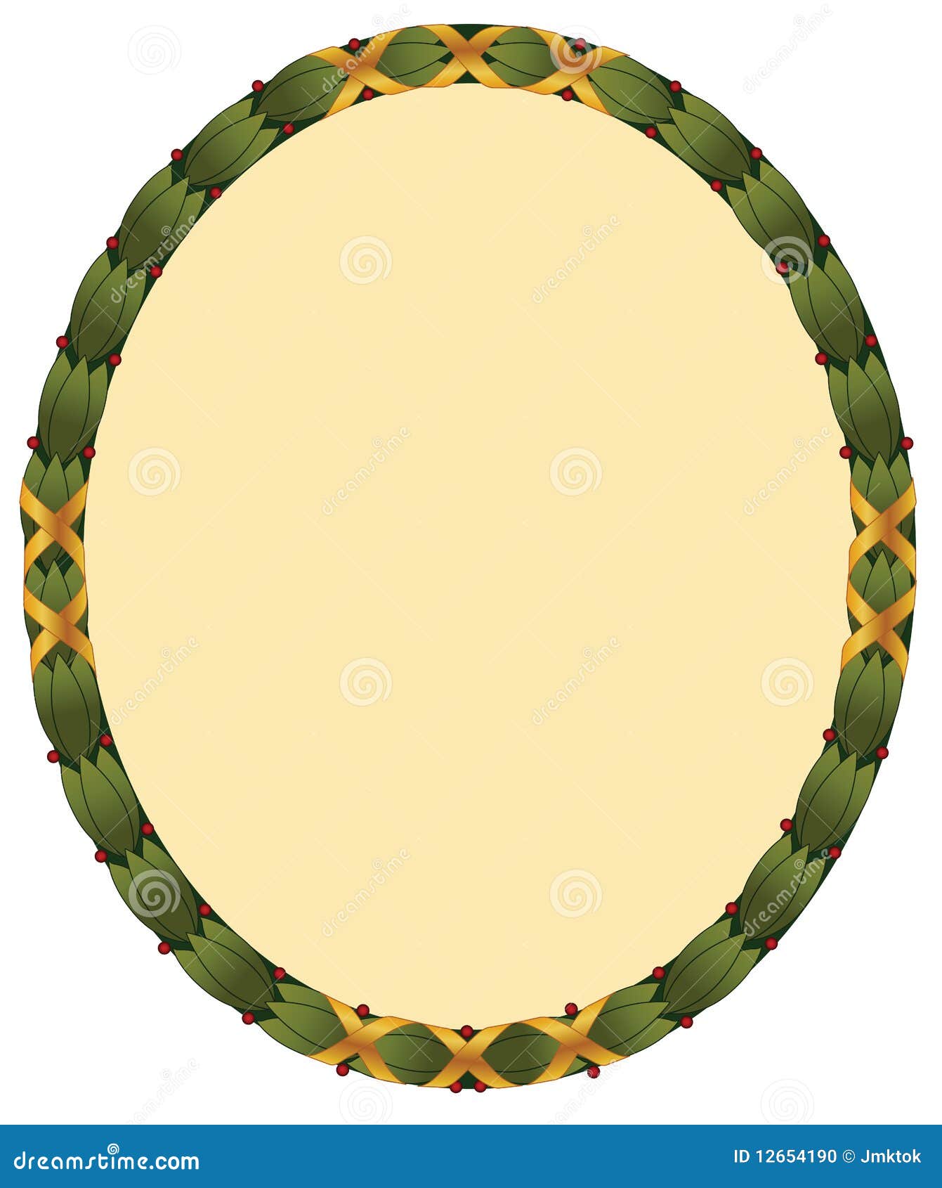 Laurel Frame stock illustration. Illustration of tree - 12654190