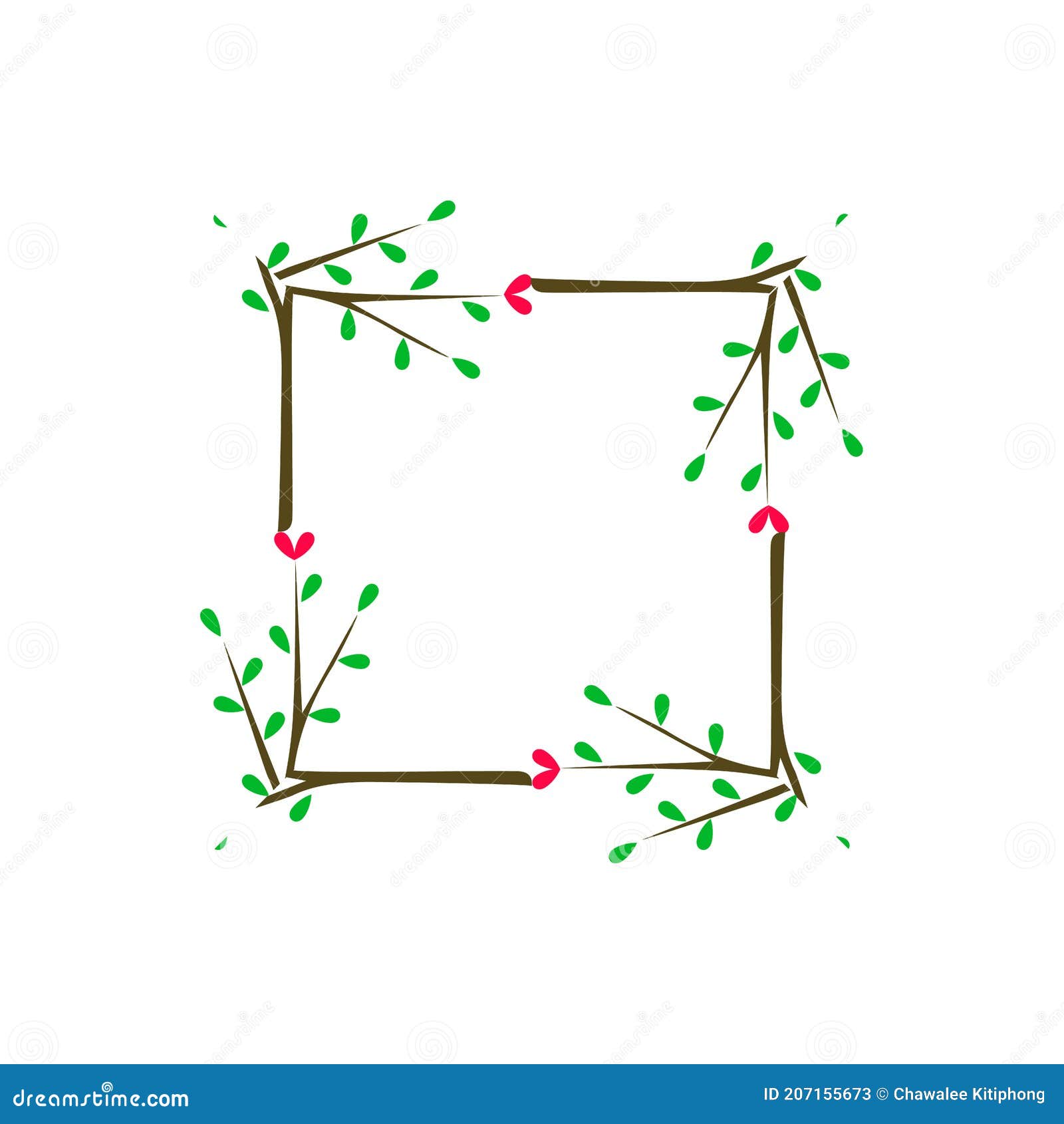 Laurel Frame, Art Brush, Wedding Frame, Vector Illustrator EPS 10 Stock ...