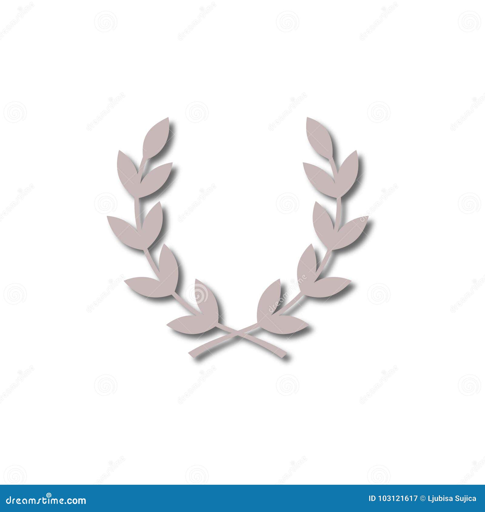 Laurel Icon stock vector. Illustration of certified - 103121617