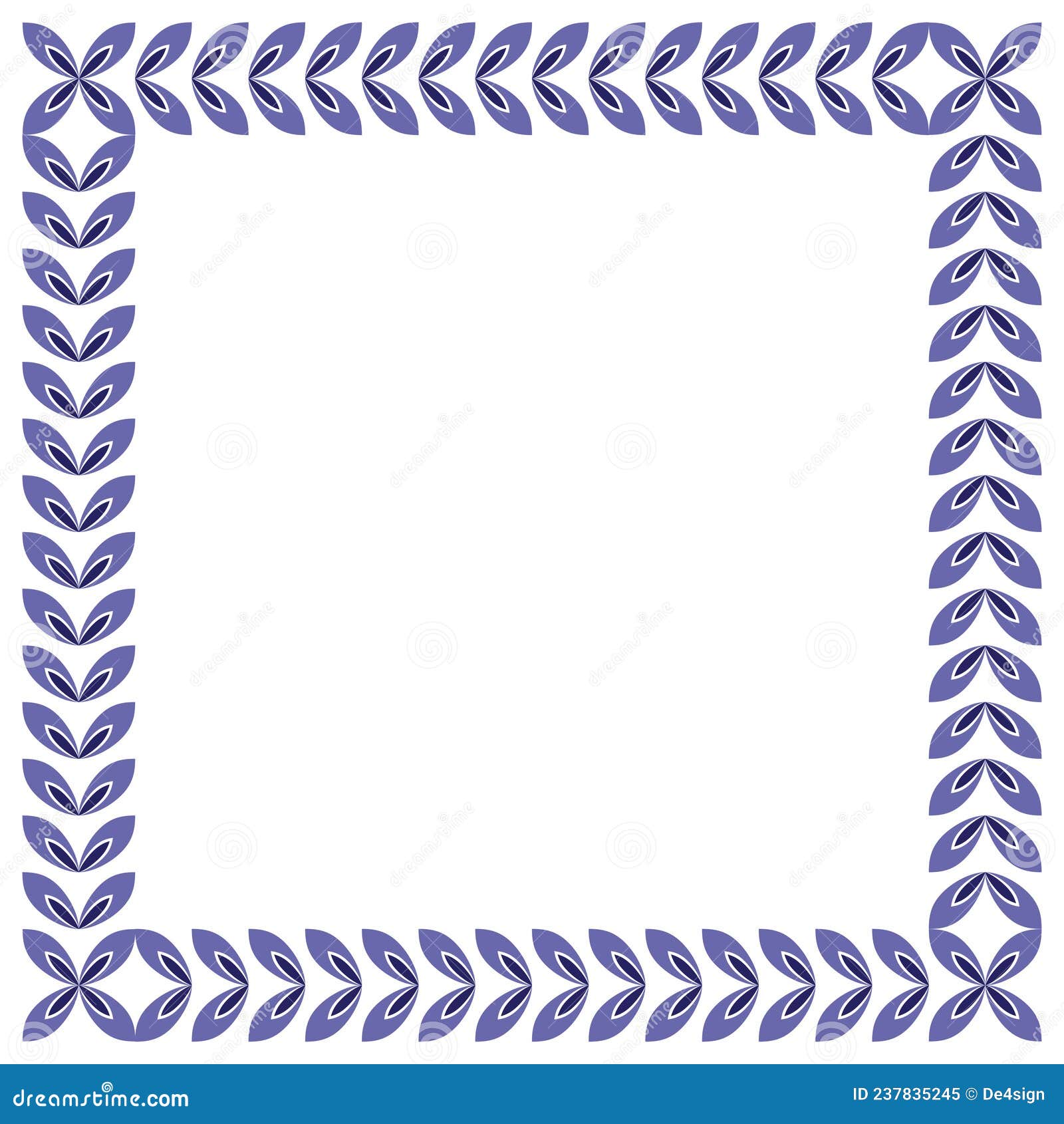 Laurel Leaf Frame Isolated on Transparent Background Stock Vector ...