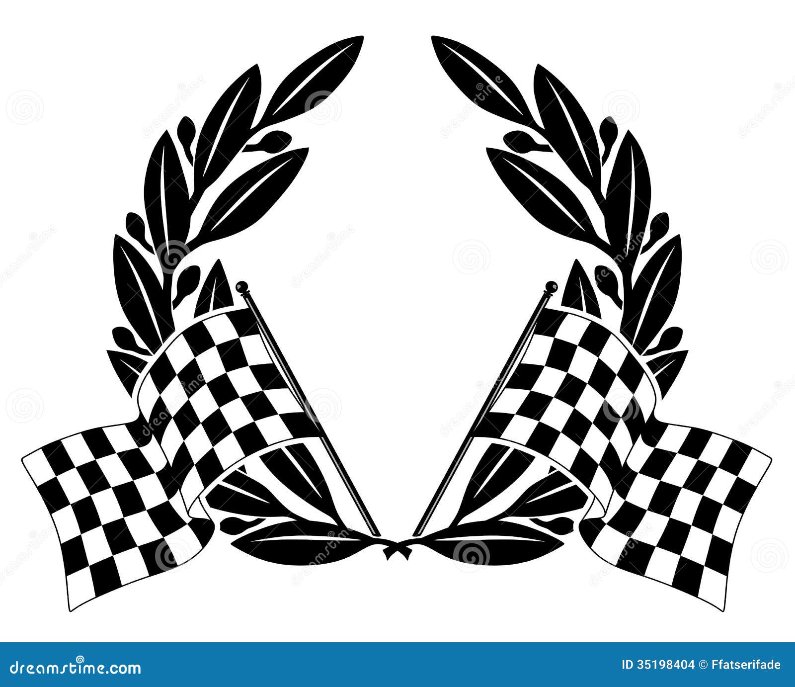Laurel wreath stock illustration. Illustration of championship - 35198404